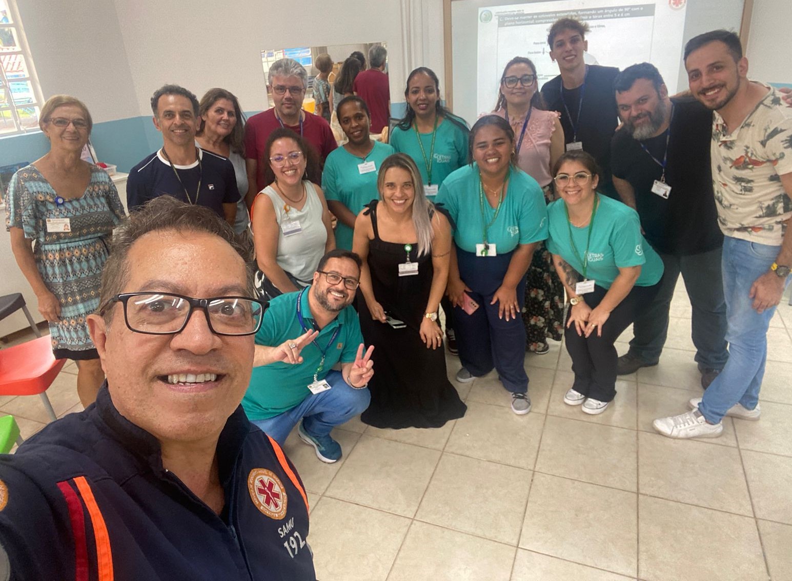 EMEFI Professora Silvana Maria Ribeiro de Almeida: professores treinados